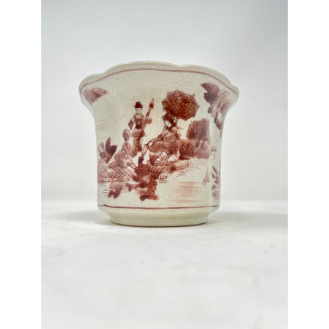 20th Century Chinoiserie Cachepot | Chairish