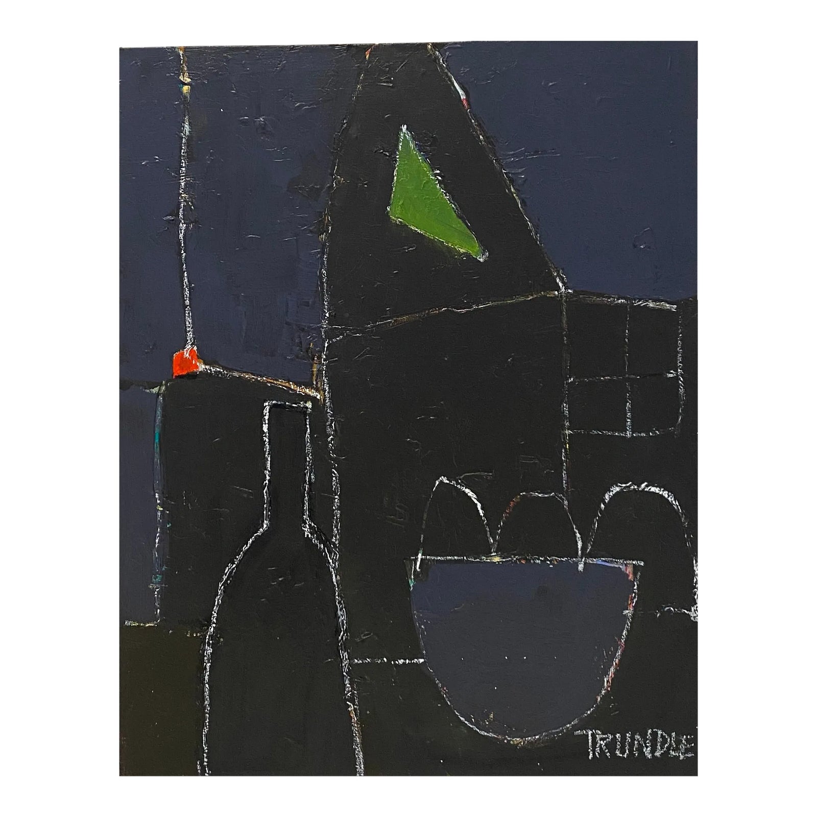 Sarah Trundle, Contemporary Abstract Still Life Painting, "Welcome ...