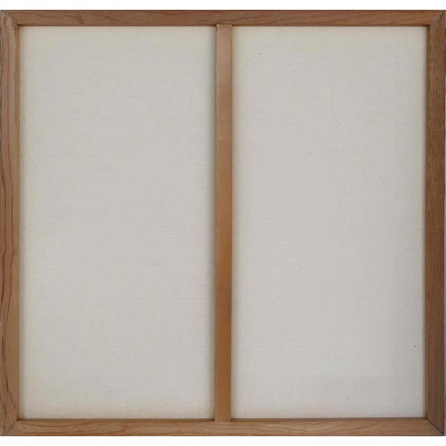 Large Gabe Silverman 1980s Abstract Op Art Painting | Chairish