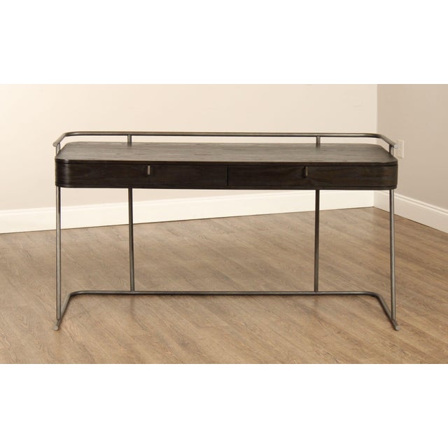 Safavieh Couture Ferrell Modern Industrial Wood And Steel Writing Desk ...