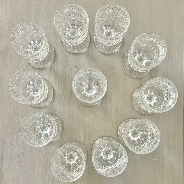 1960s Anchor Hocking Wexford Pattern Goblets Wine Glasses - Set of 11 ...