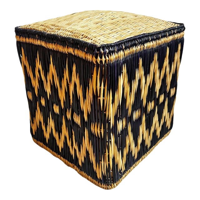 Kuba Cube Stool | Chairish
