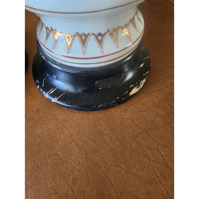 Pair of Chinese Export Samson Lamps | Chairish