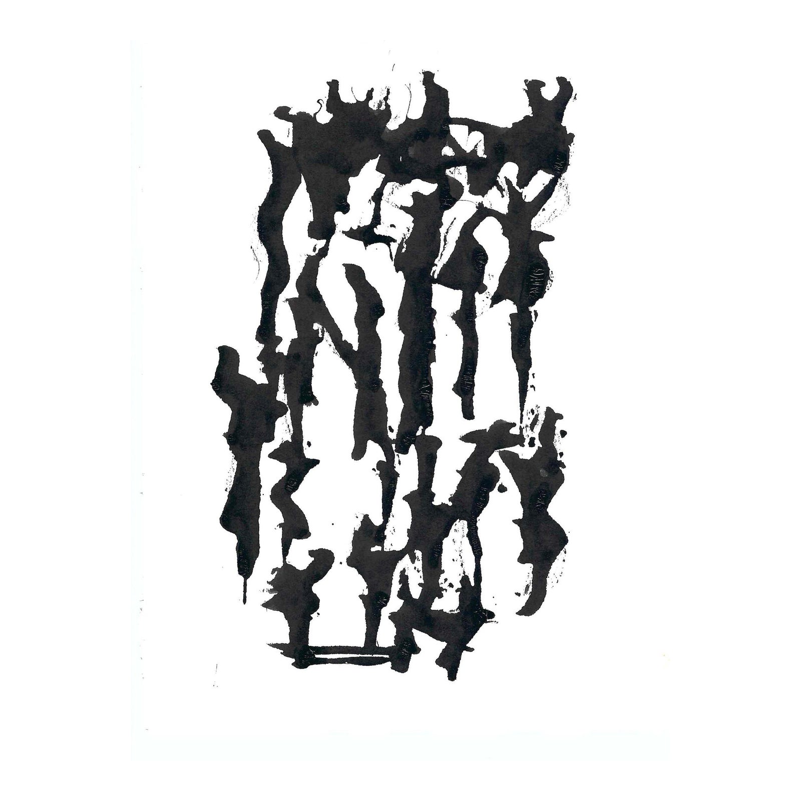1991 Mark Dorman Dancing Figures Painting | Chairish