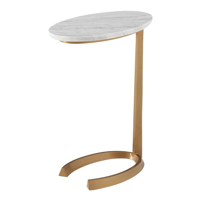 Oval Side Table | Chairish