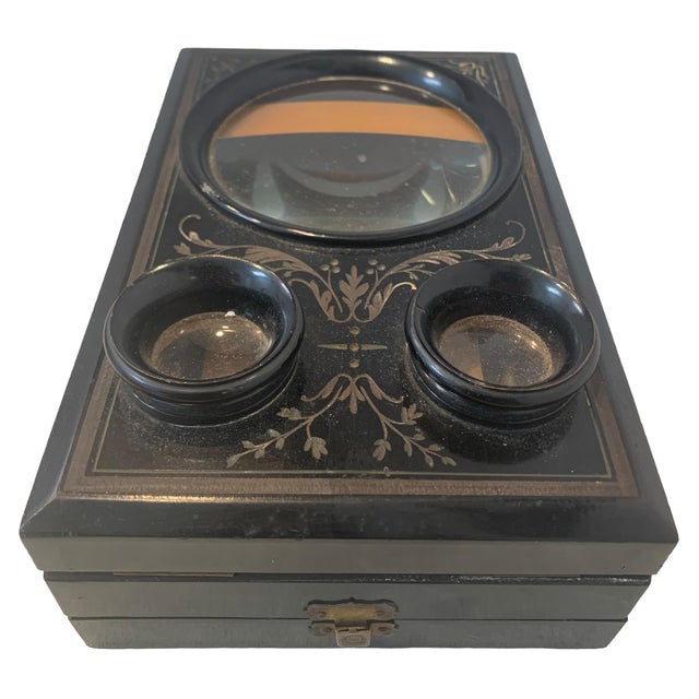 19th Century Folding Optic Stereo Viewer Stereoscope Graphoscope | Chairish