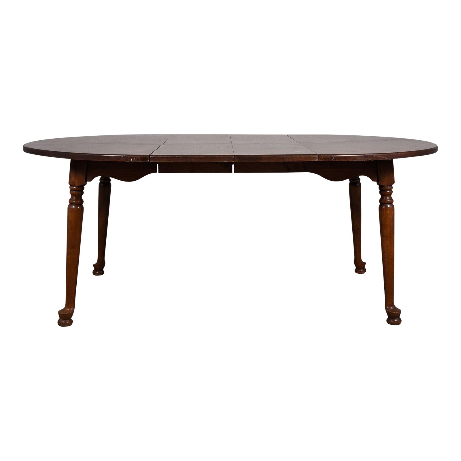 1950s Vintage Round Maple Kitchen Table | Chairish