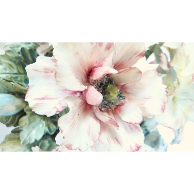 Vintage Capodimonte Floral Centerpiece With Neopolitan N and 5-Point ...