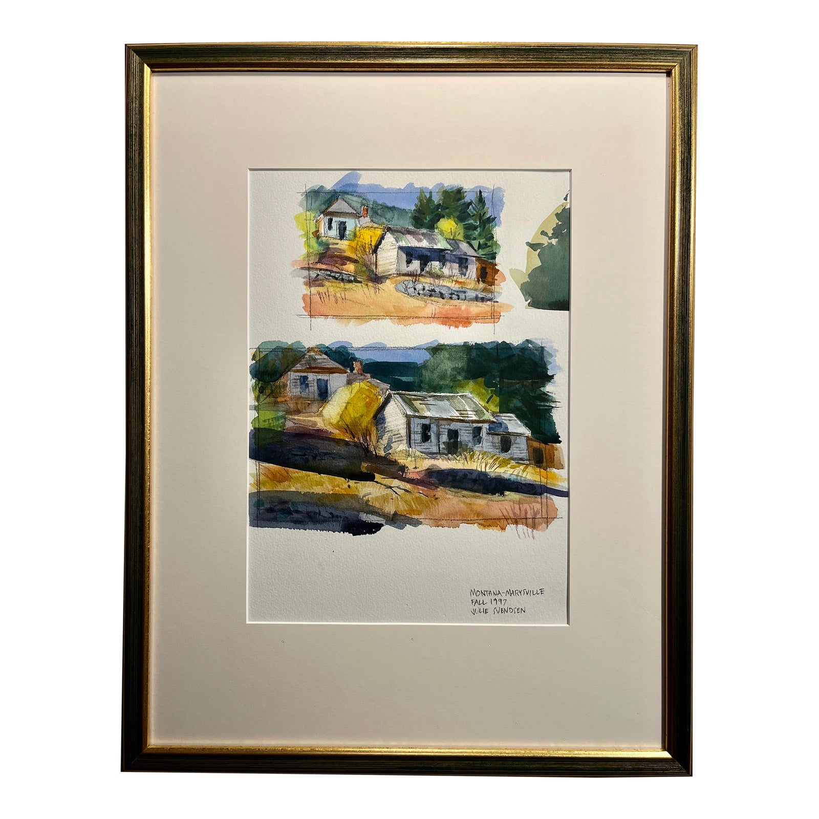 1997 Disney Imagineer Julie Svendsen "Montana-Marysville" Original ...