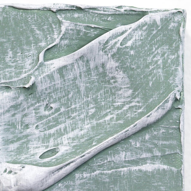 Textural Minimalism Painting "Forces of Nature 18" Original White and ...