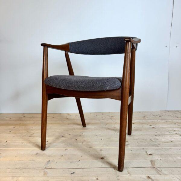 Vintage Danish Chair by T.H. Harlev for Farstrup Furniture Factory ...