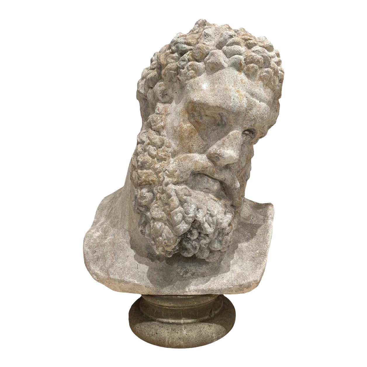 19th Century Bust of Hercules From Naples | Chairish