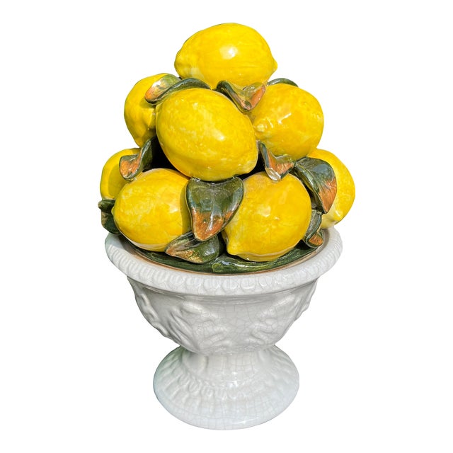 Vintage Lemon Topiary | Chairish