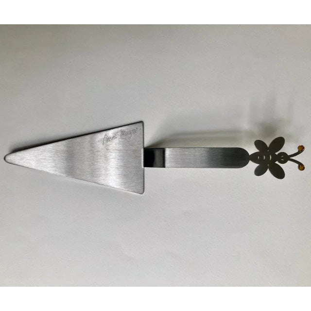 Vintage Anat Mayer Hand Made Stainless Cake, Pie Server | Chairish