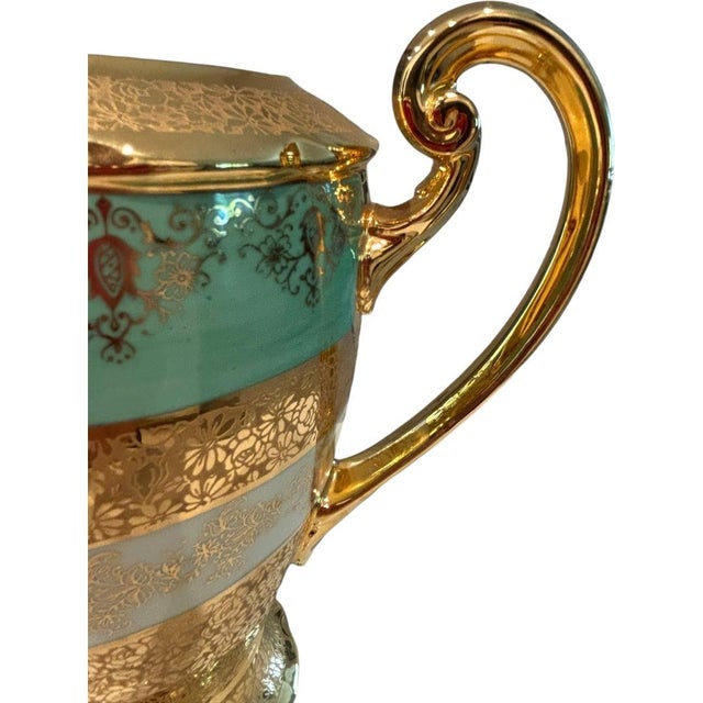 Vintage Victoria Czechoslovakia China 24k Gold Decorated Bohemian ...