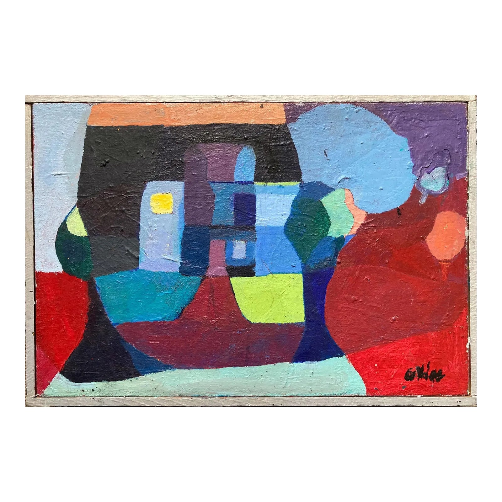 House of Blues (Contemporary Abstract Painting), Charles Collins | Chairish