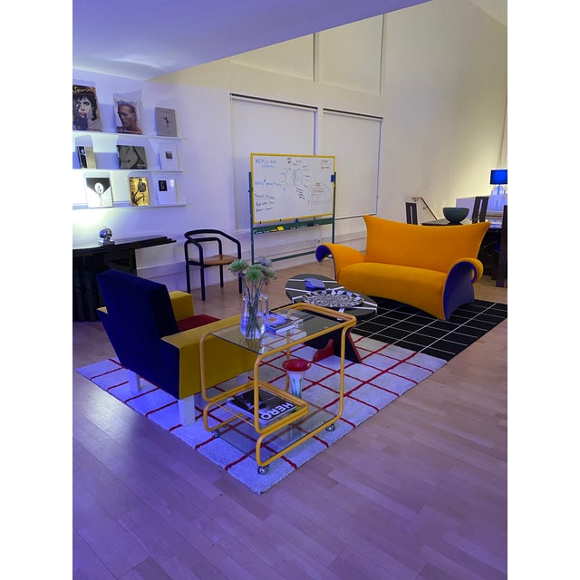 1980s Vintage Postmodern Memphis Style Sofa | Chairish