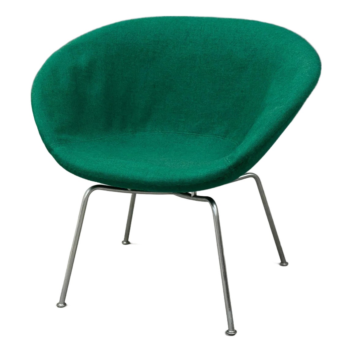 1960s Arne Jacobsen Pot Chair for Fritz Hansen | Chairish