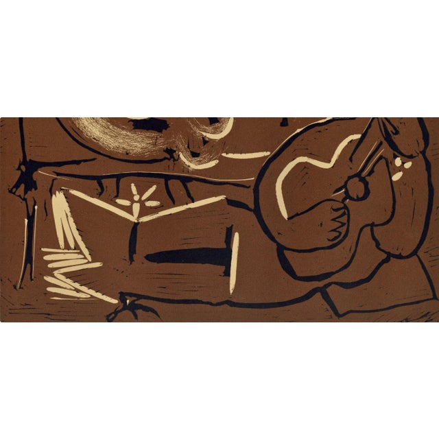 1960s Pablo Picasso, the Aubade With Guitarist, Linogravures Print ...