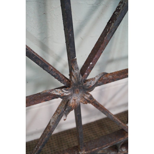 Hand Wrought Iron Black Iron Wall Grates - Pair | Chairish