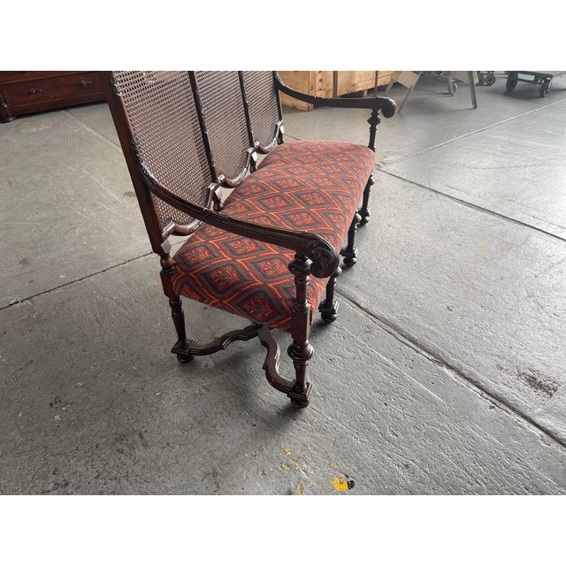 Jacobean Style Bench Circa 1920 Wicker | Chairish
