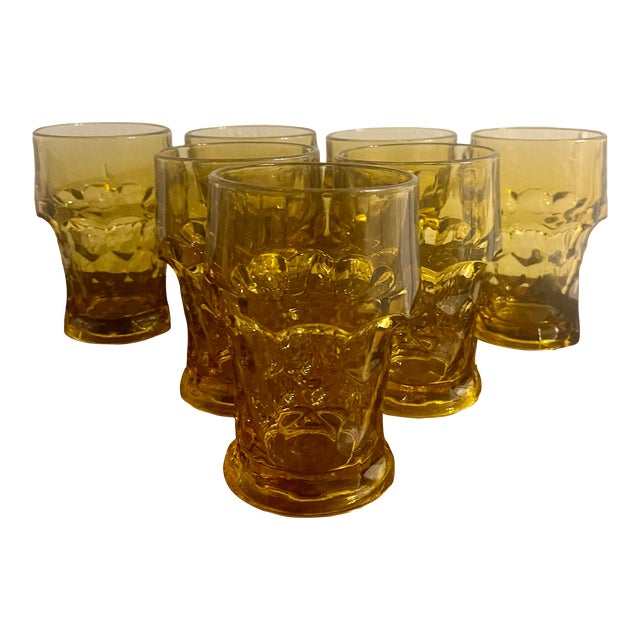 Vintage Anchor Hocking Glassware- Set of 7 | Chairish