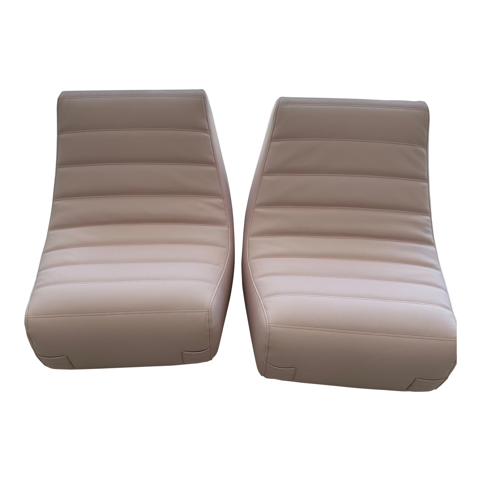 Ligne Roset Light Pink Saparella Chairs - Set of 2 | Chairish