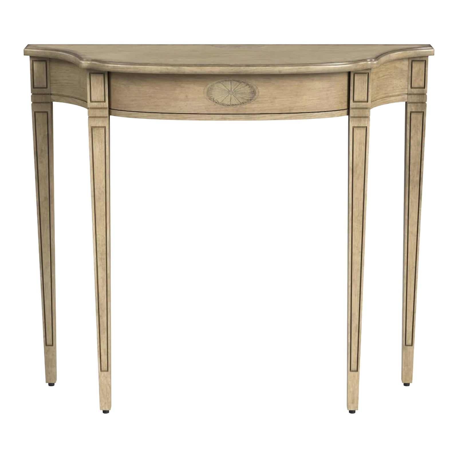 Chester Console Table, Beige | Chairish