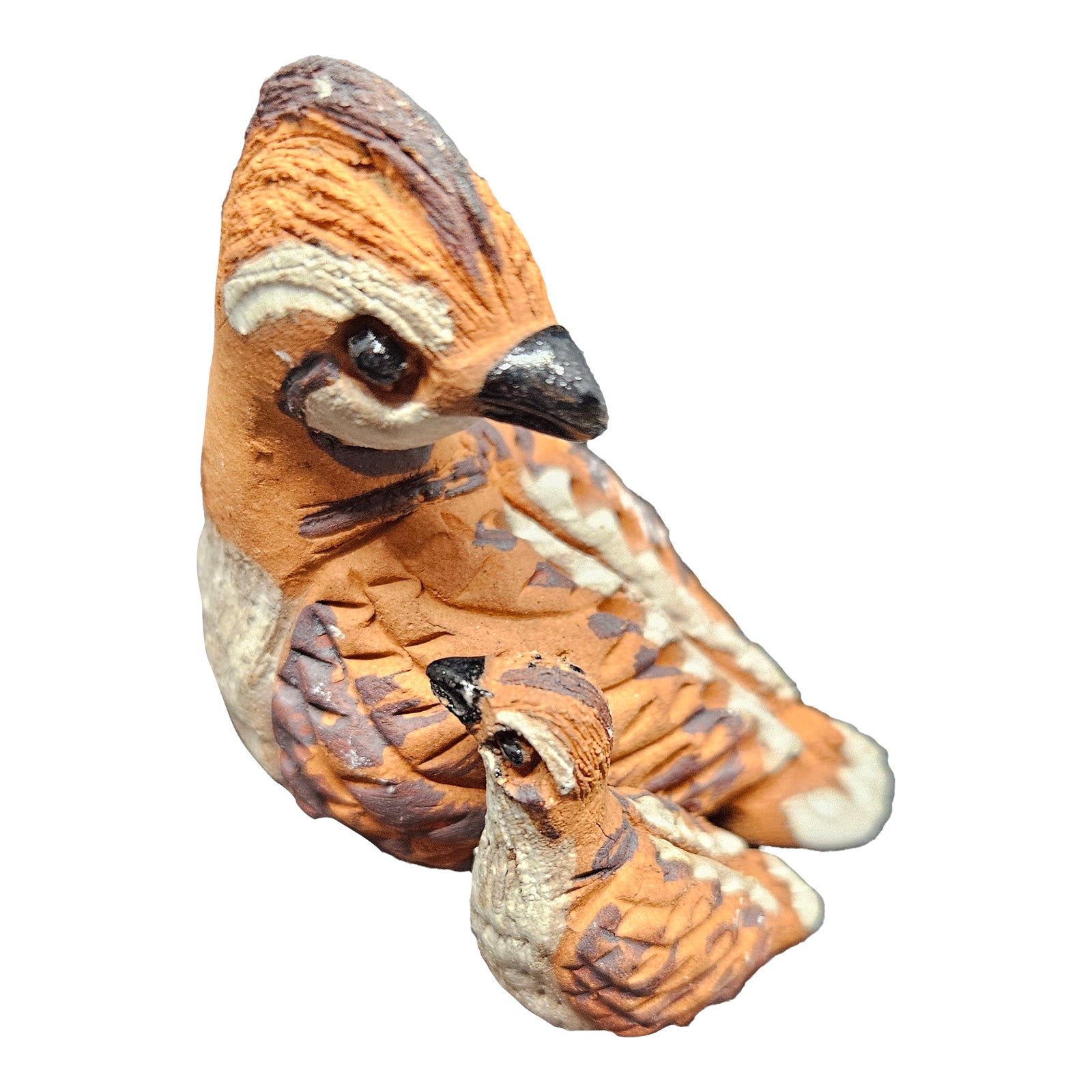 VTG Betty Kendall Clay Pottery Original Sculpture Quail W/ Cheeper ...