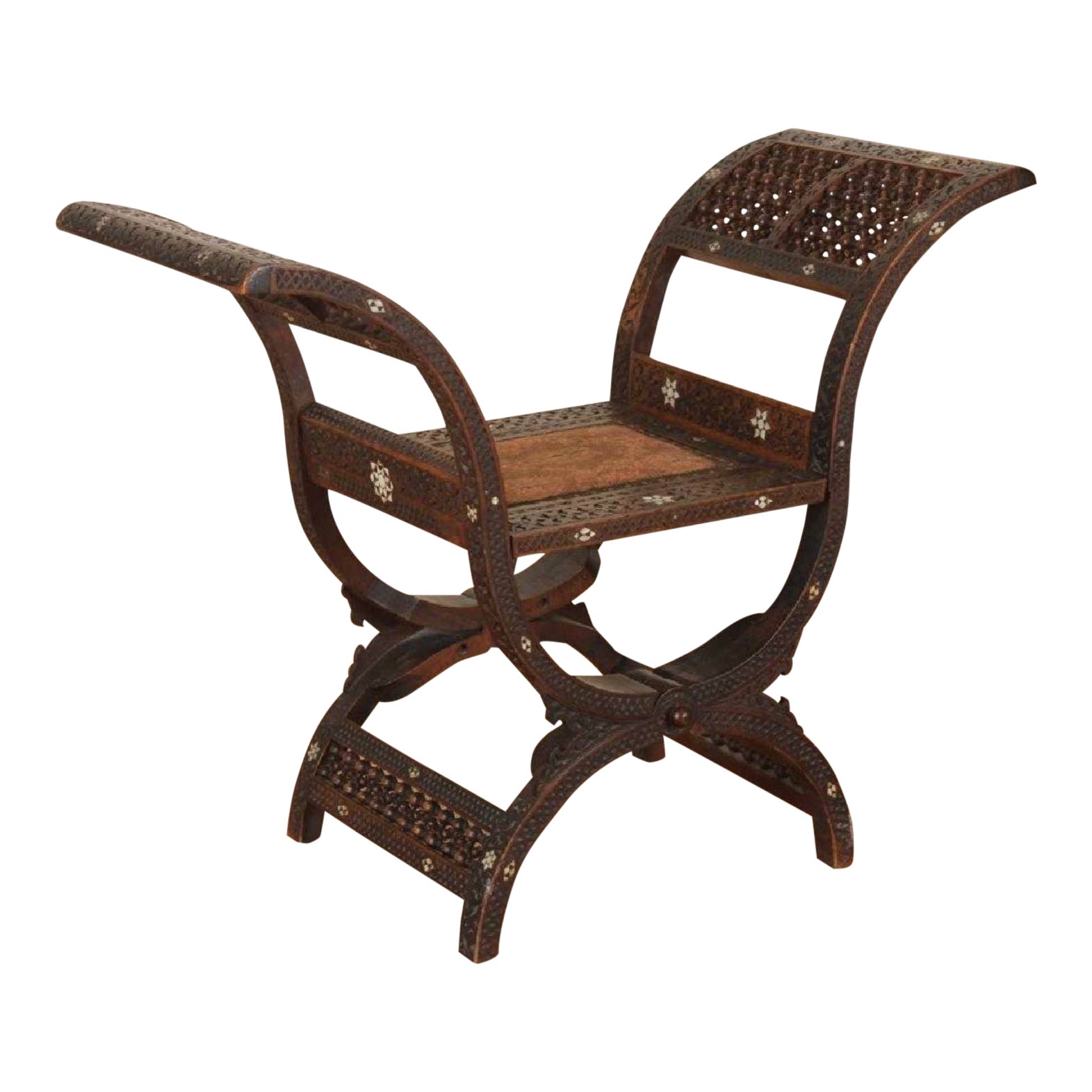 1920s Vintage Moroccan Bench | Chairish