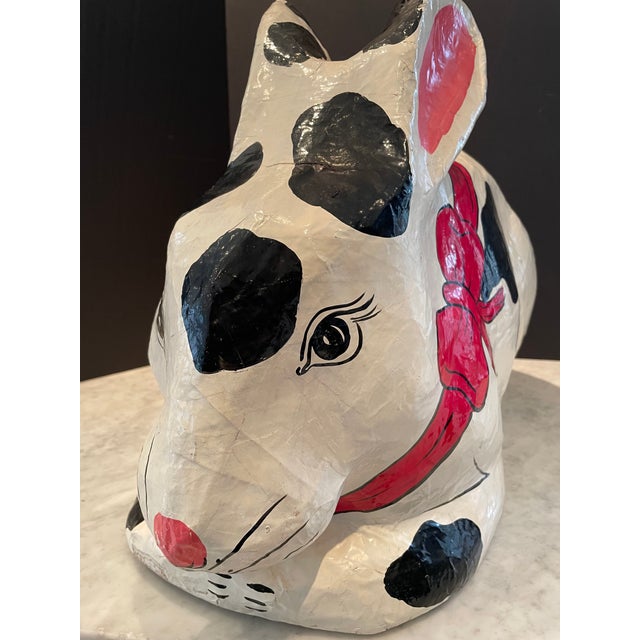 Large Papier-Mâché Bunny | Chairish