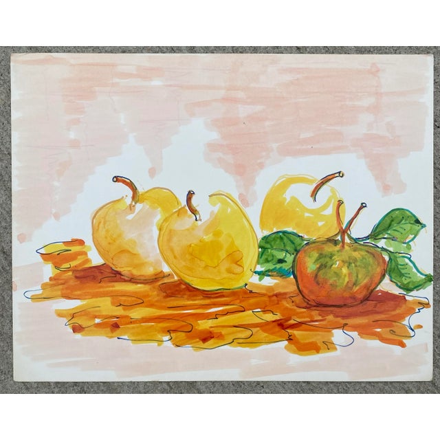 1960s Alexandra Merker Fruit Still Life | Chairish