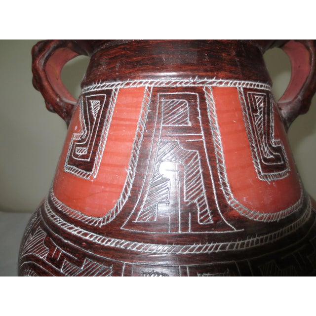 1990s Brazilian Marajoara Pot Signed Doca Para | Chairish