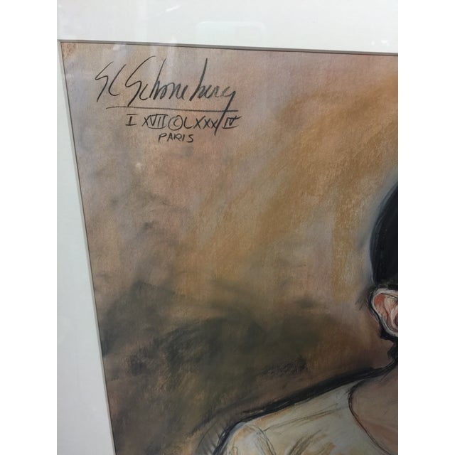 1960s Schoneberg Pastel Pierrot Gaspar Signed | Chairish