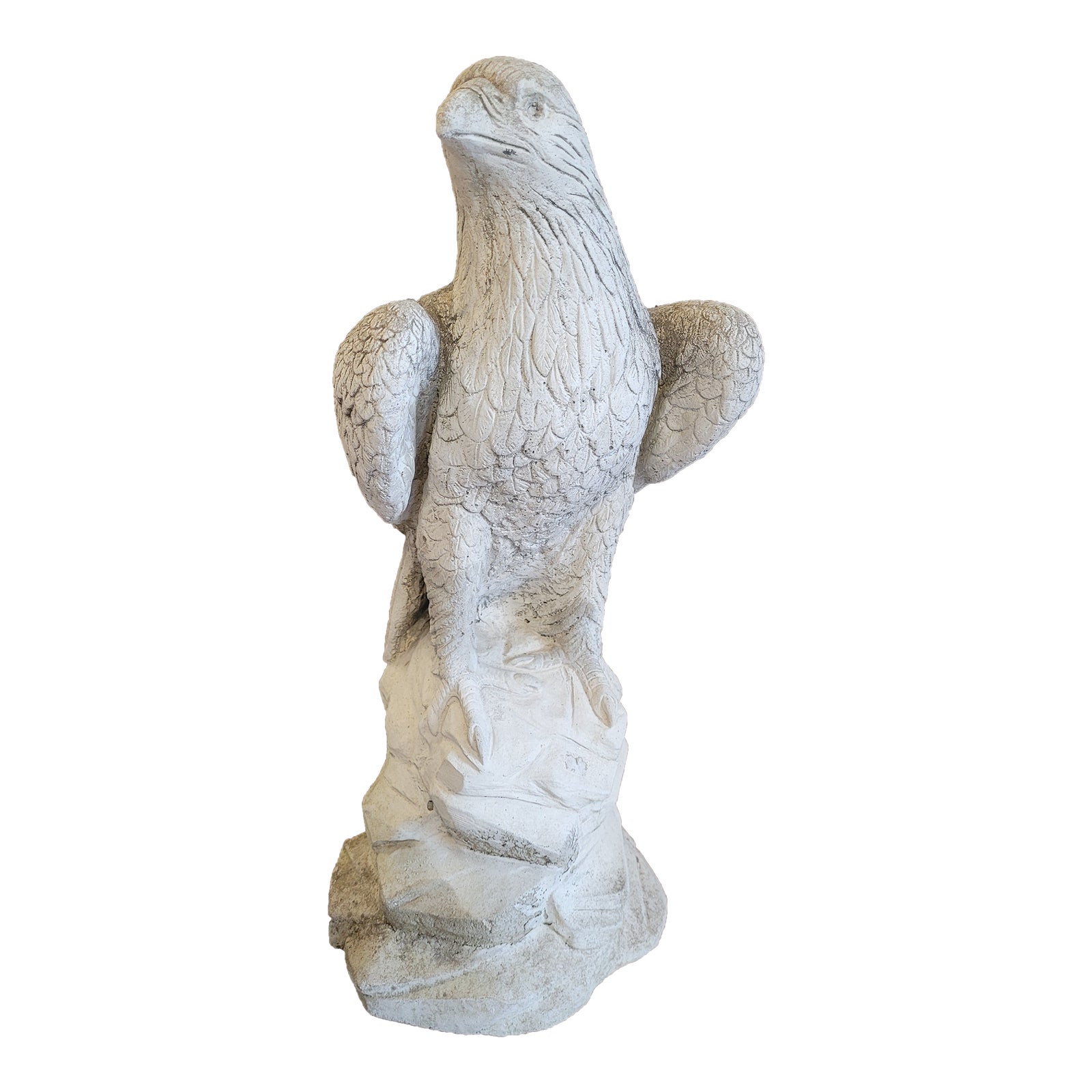 1980s Large Vintage Concrete Eagle Statue | Chairish