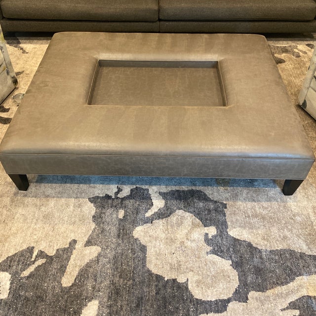 Leatherette Custom Coffee Table | Chairish