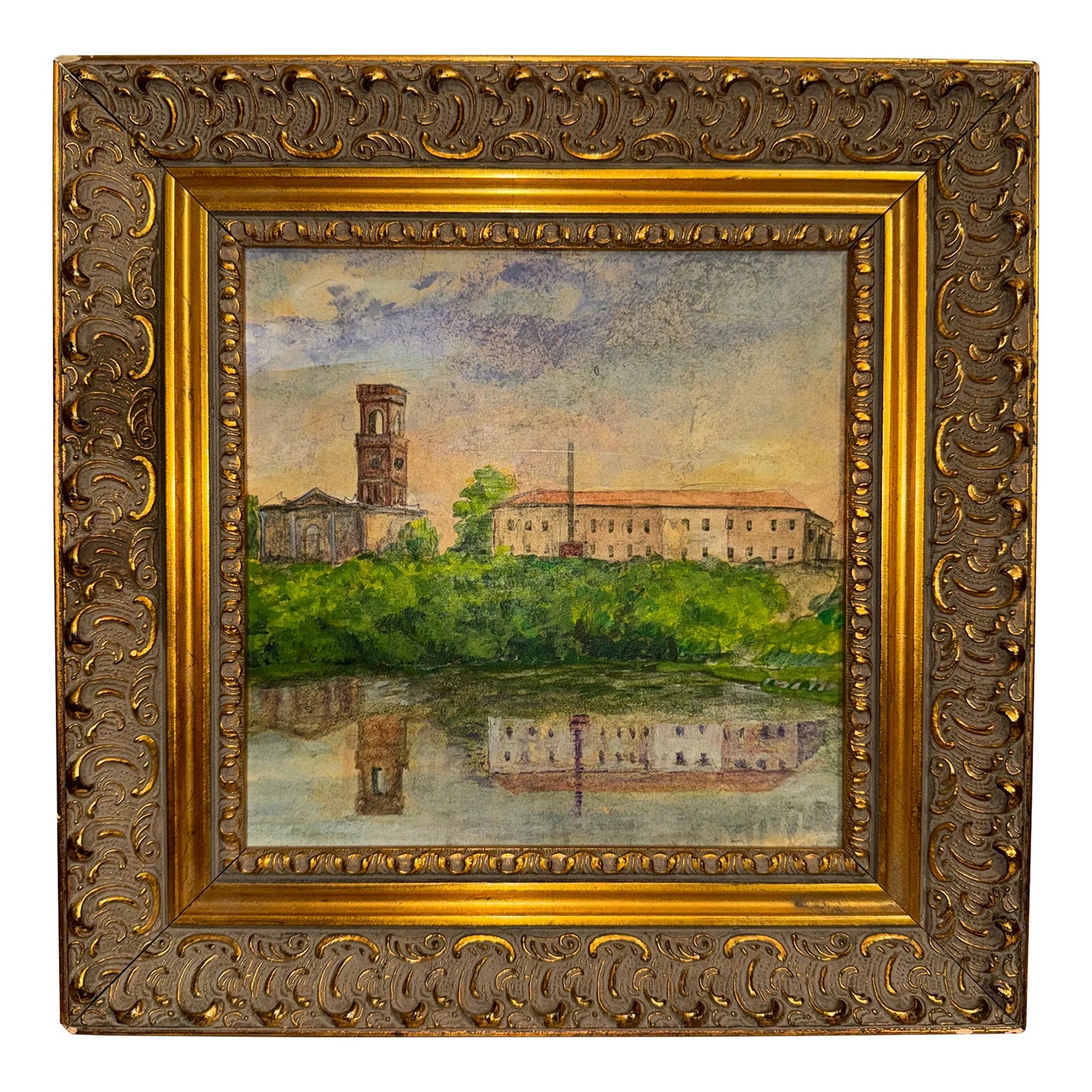 Solovyov, Alexander, "Factory," Russian School Painting, 1967 | Chairish
