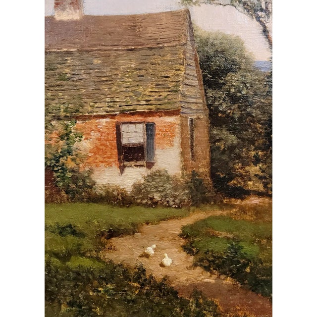 Henry Pember Smith -Home on a 19th Century New England Country Side-Oil ...