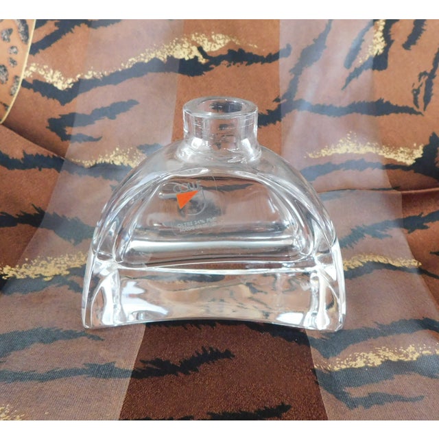 1940s Colle Crystal Semi Circle Perfume Bottle With Matching Stopper ...