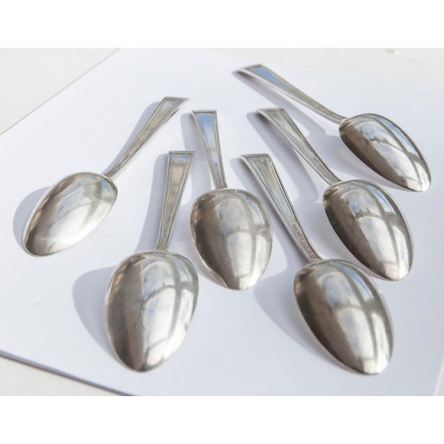 Set of 6 Neoclassical 20th Century Teaspoons | Chairish