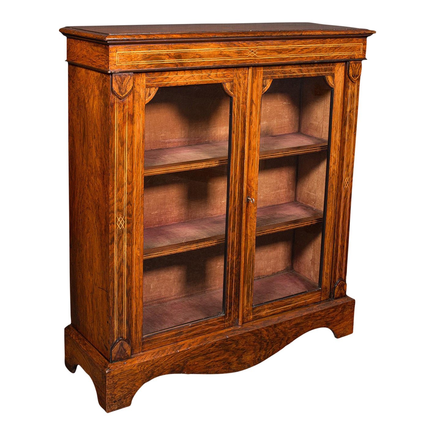 1820s Antique Regency Double Pier Cabinet | Chairish