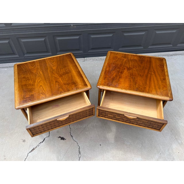 1960s Lane Perception Commode Side Tables - Set of 2 | Chairish