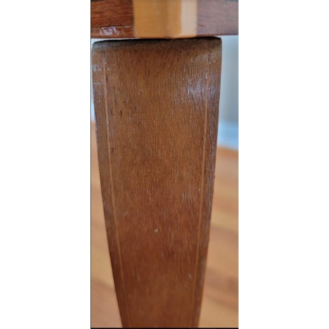 1950s Vintage Pair Italian Lacquered Top Small Music Box Tables | Chairish