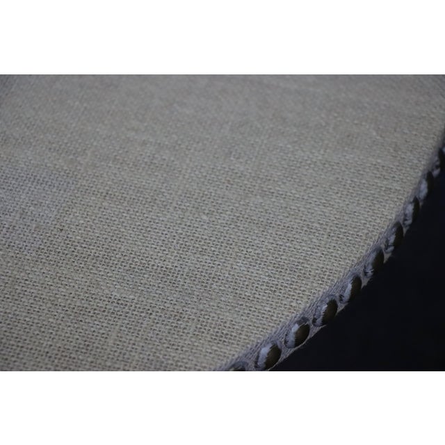 Linen Cocktail Table | Chairish