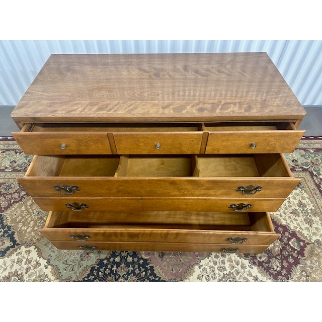 1980s Ethan Allen Seven Drawer Dresser | Chairish
