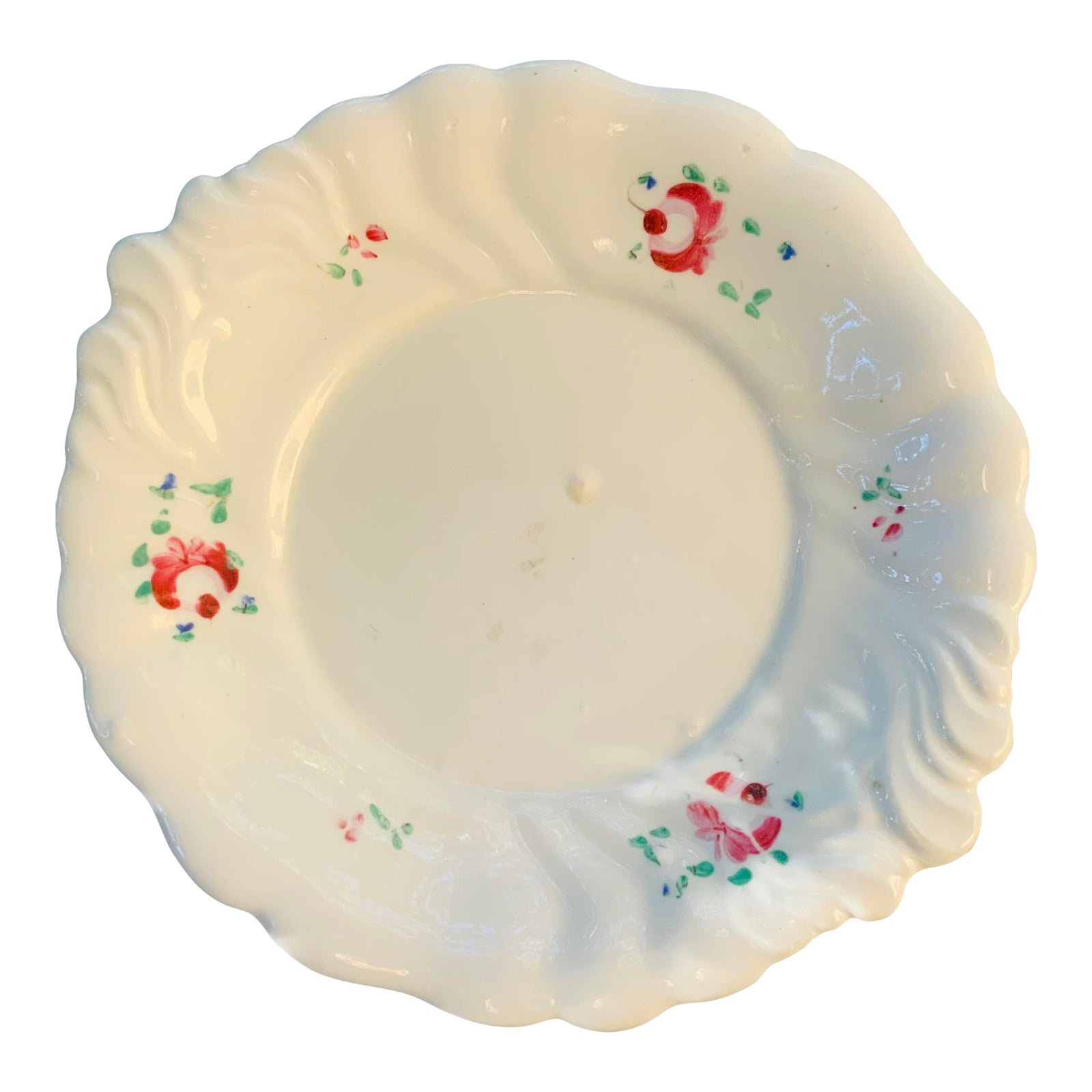 Mid 19th Century English Sprigware Tea Platter | Chairish