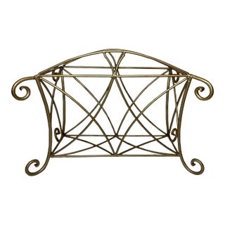 Vintage Wrought Iron Magazine Racks | Chairish