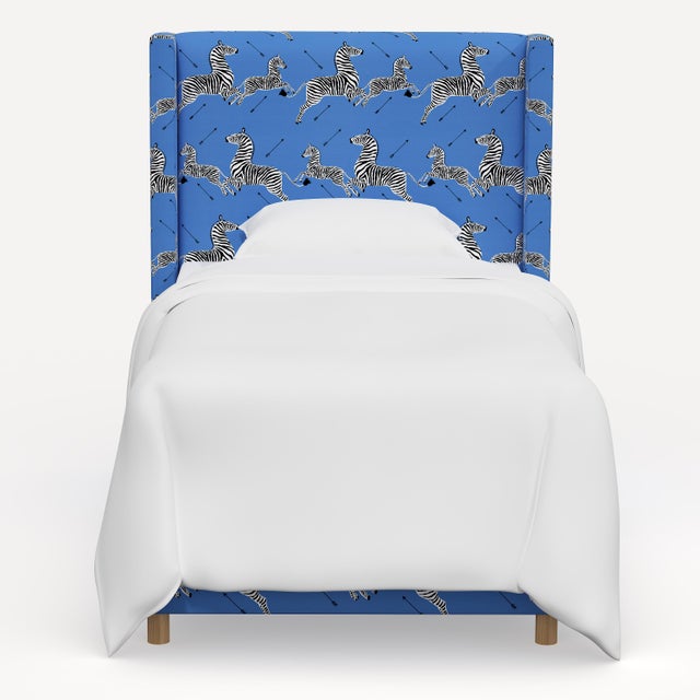 Red from Scalamandre crafted by Cloth & Company Hudson Twin Bed, Royal ...