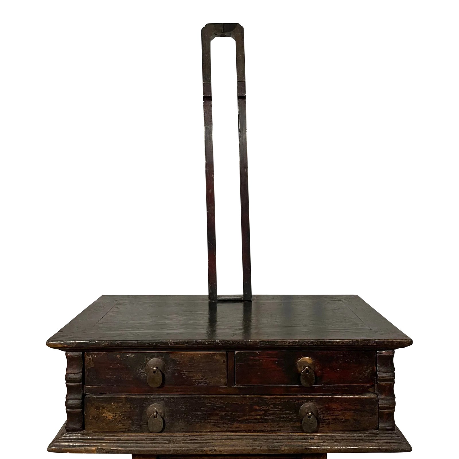 1920s Chinese Wooden Scale Cabinet With Drawers | Chairish