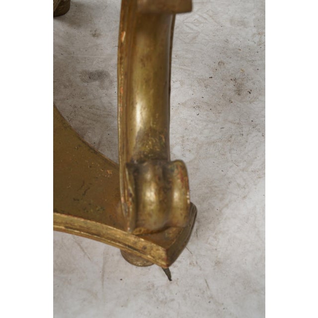 Early 20th Century Italian Rococo Style Carved Giltwood Accent Table ...